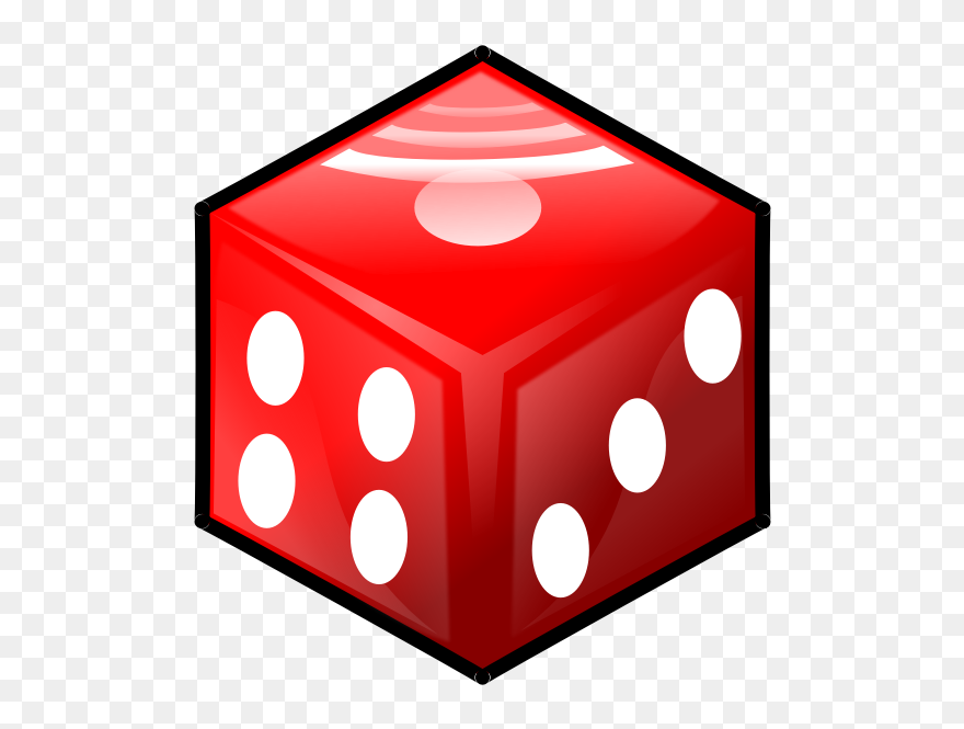 Red Die - Dice Clipart - Png Download (#5708290) - PinClipart