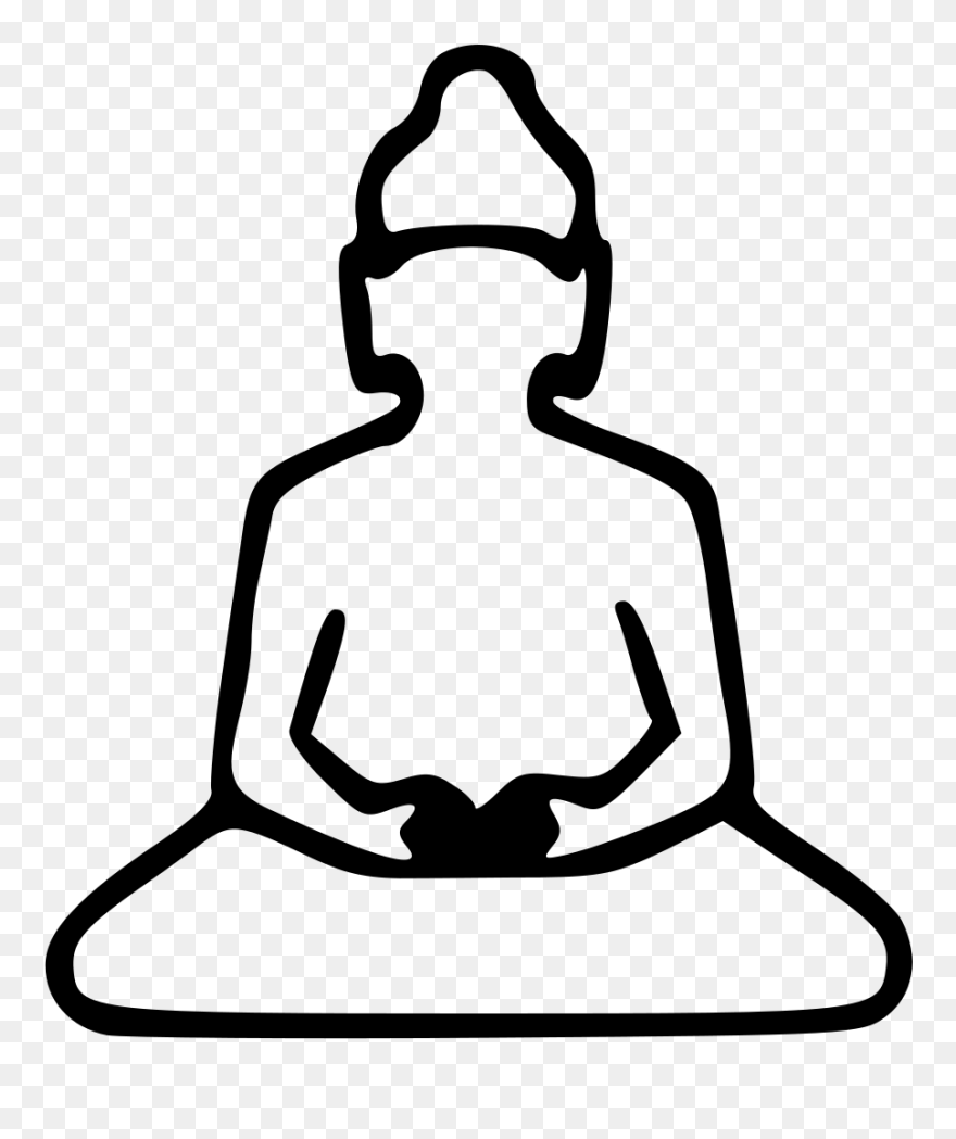 Download Buddha Hands Line Art Clipart - Buddhism Easy To Draw - Png ...