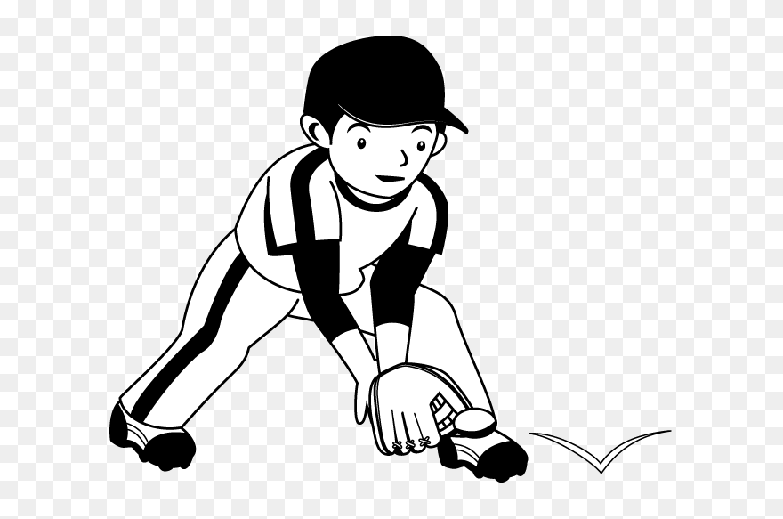 Download Library Of Baseball Fielder Graphic Library Stock Png Clipart ...