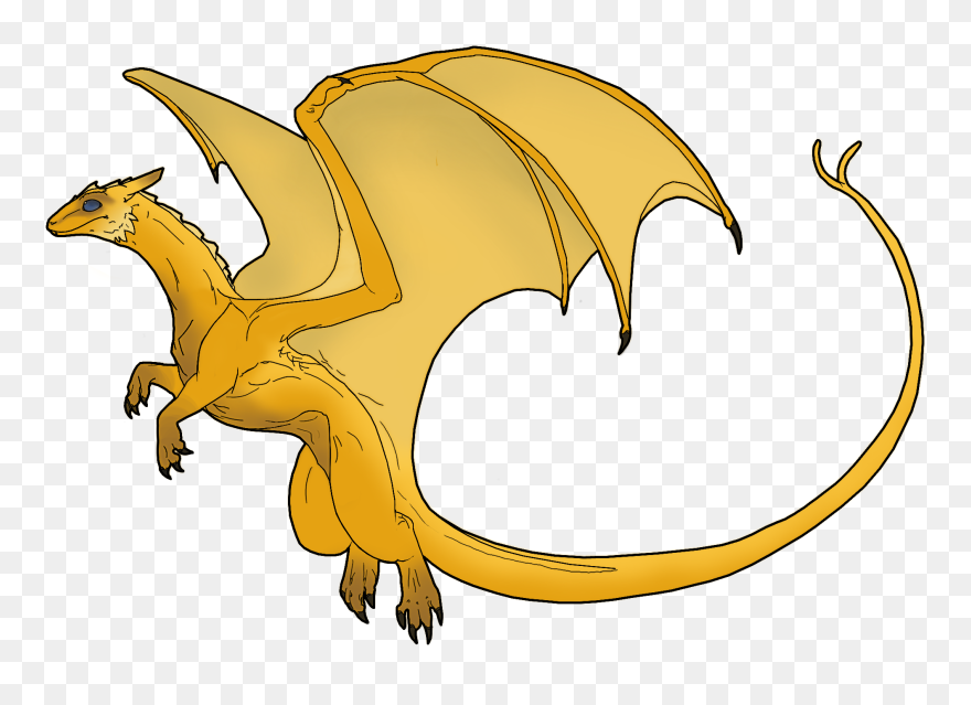 Coloreddragon - Yellow Dragon Art Clipart (#5721280) - PinClipart