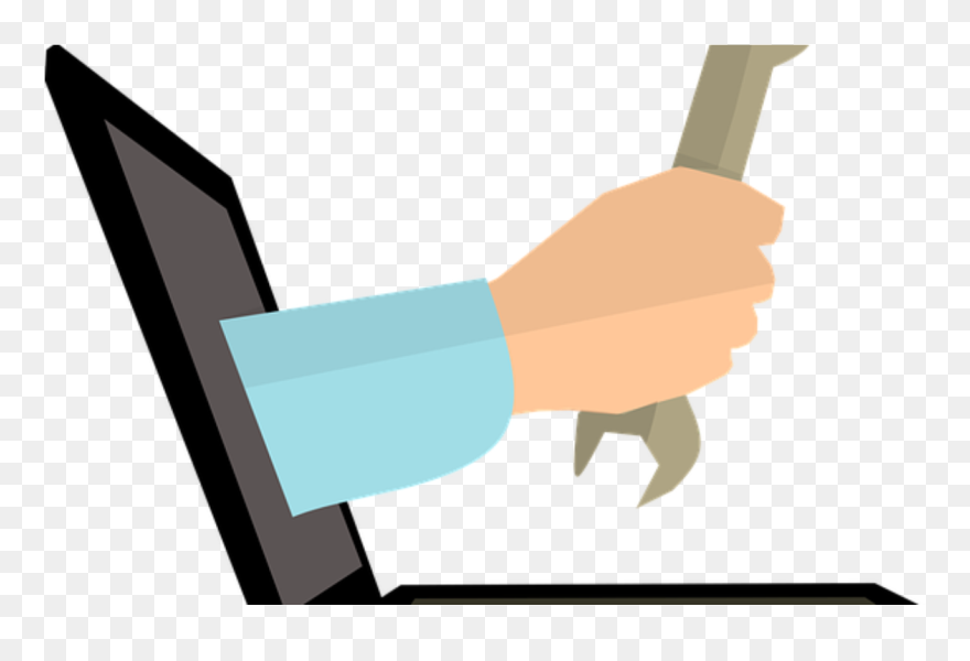 Person Fixing A Computer - Fix It Cartoon Clipart (#5725552) - PinClipart