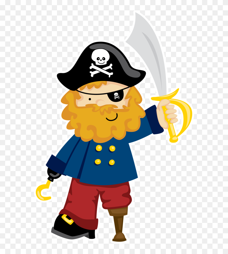 Cartoon Pirates Free Vector Png Clipart (#5730348) - PinClipart