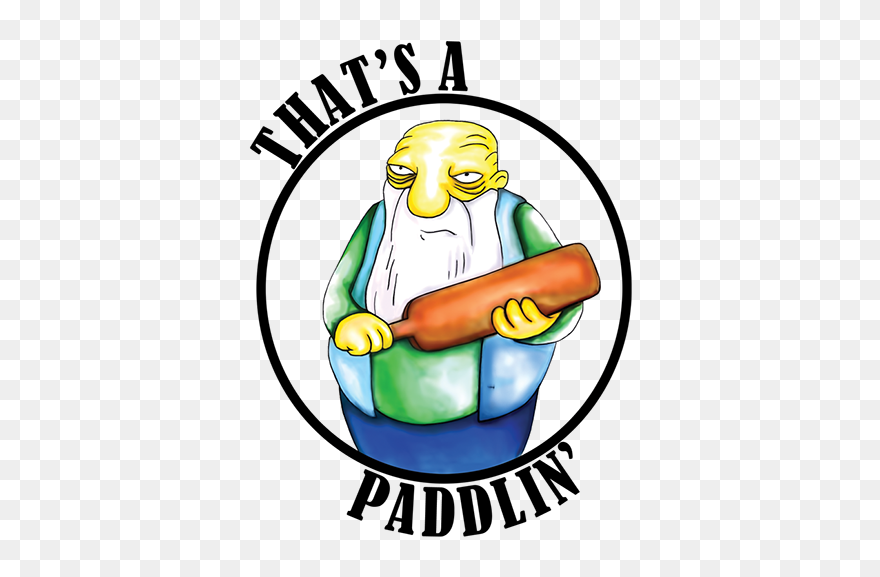 Simpsons That's A Paddlin Clipart (#5730749) - PinClipart