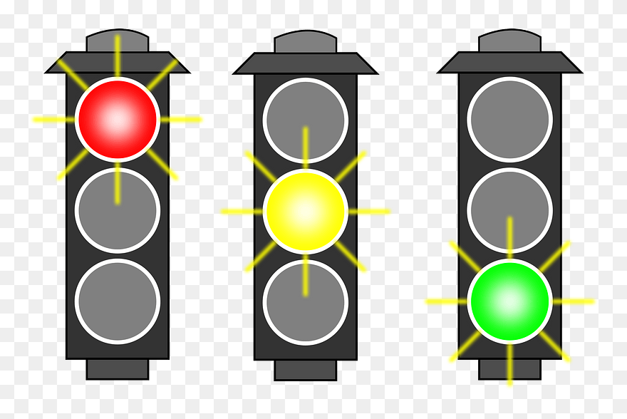 Traffic Lights Selection Vector Image - Red Traffic Light Png Clipart ...
