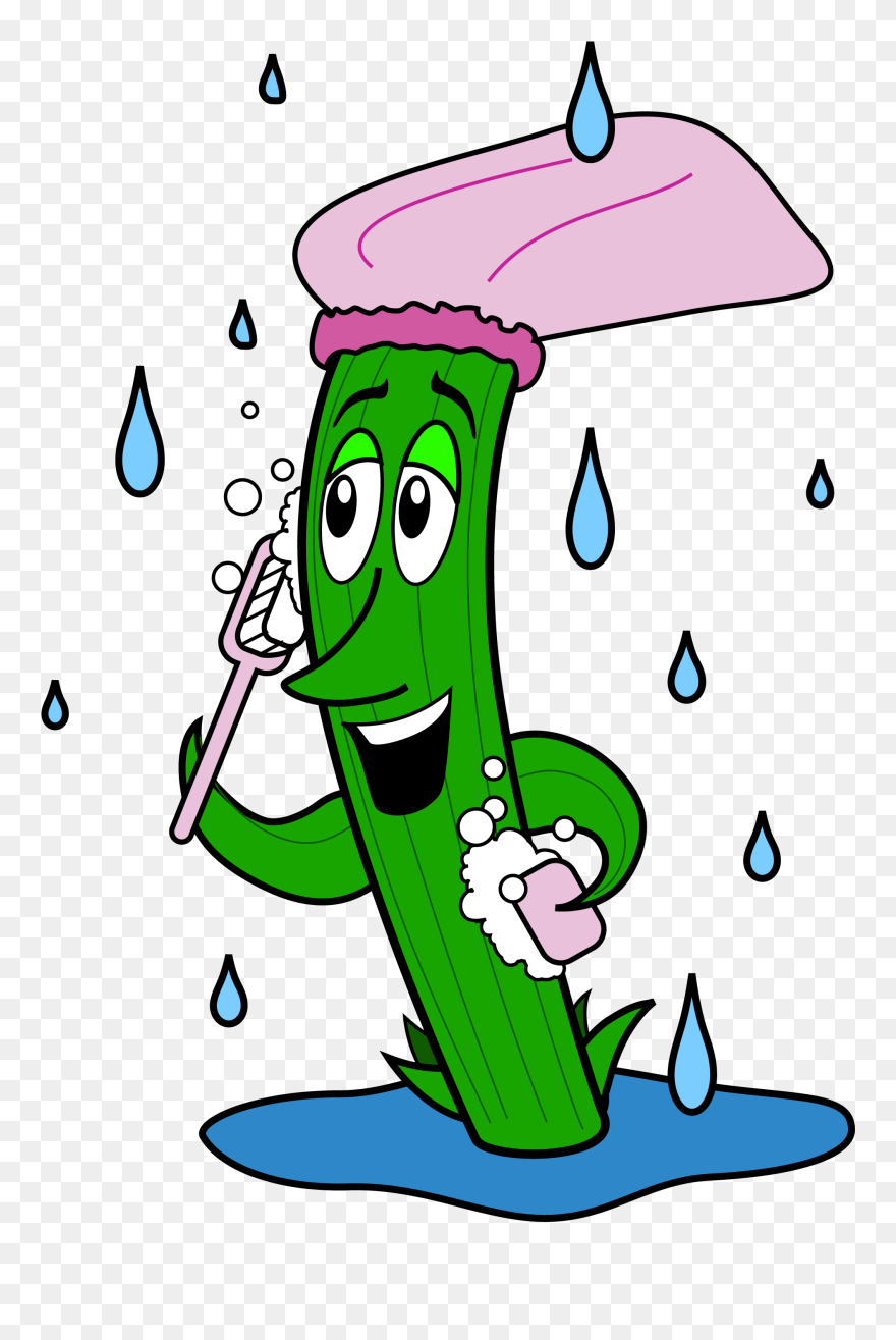 Fez Enjoying A Good Watering - Sprinkler Cartoon Character Clipart ...