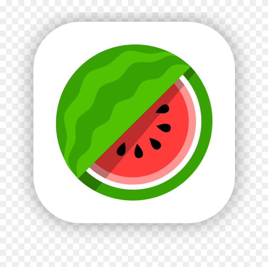 Transparent School Cafeteria Clipart - Sandia Icon - Png Download ...