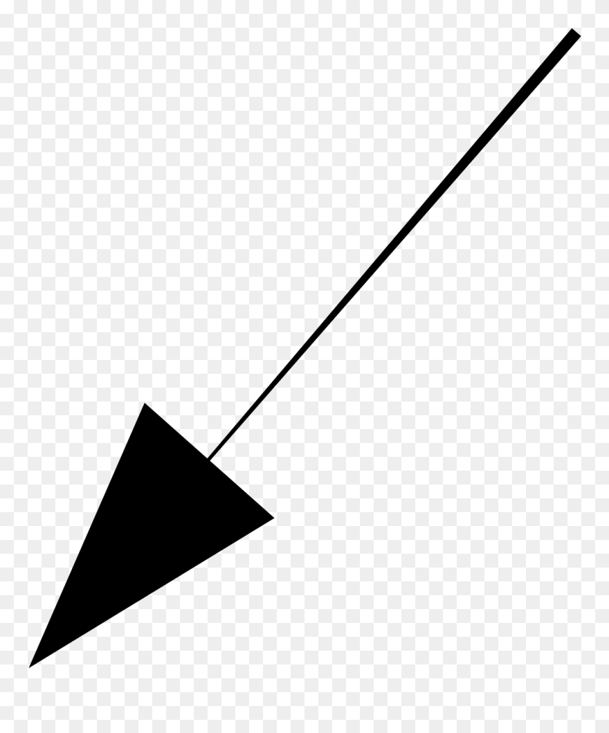 Arrow Clipart Simple - Triangle - Png Download (#5738024) - PinClipart