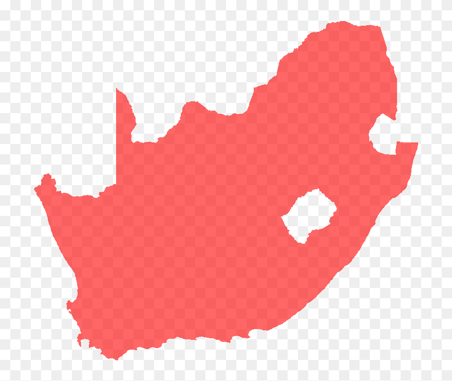 South Africa Map Vector Clipart (#5738678) - PinClipart