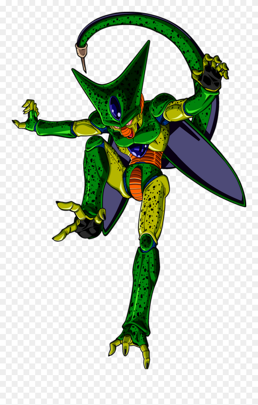 Cells Clipart Evil - Dragon Ball Z Cell Imperfecto - Png Download ...