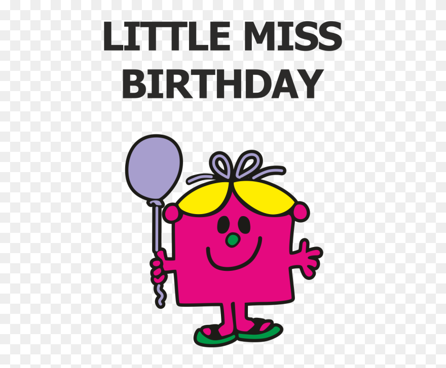 Little Miss Birthday Clipart (#5741603) - PinClipart