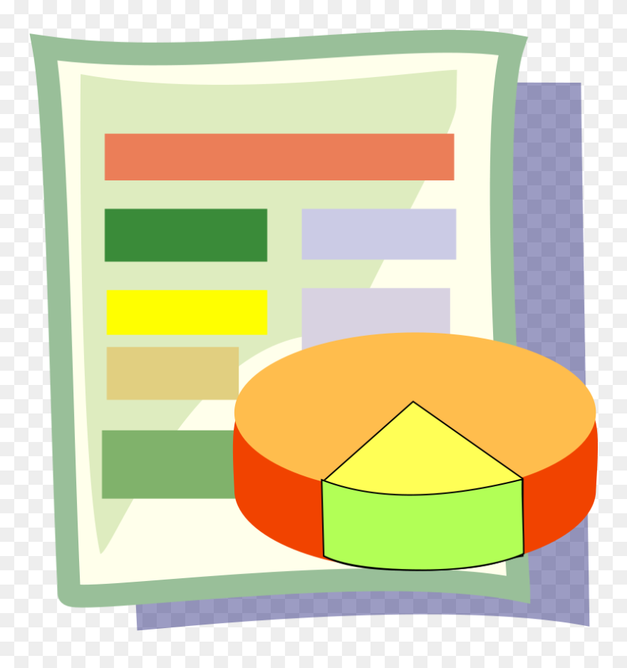 Spreadsheet Clipart - Png Download (#5749689) - PinClipart