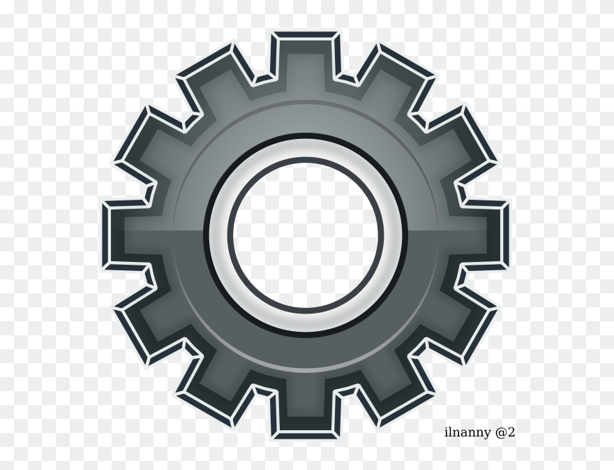 Ingranaggio - Gear Template Vector Clipart (#5750433) - PinClipart