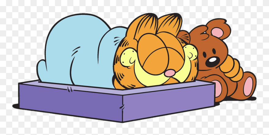 Garfield Sleeping Png Clipart (#5751559) - PinClipart