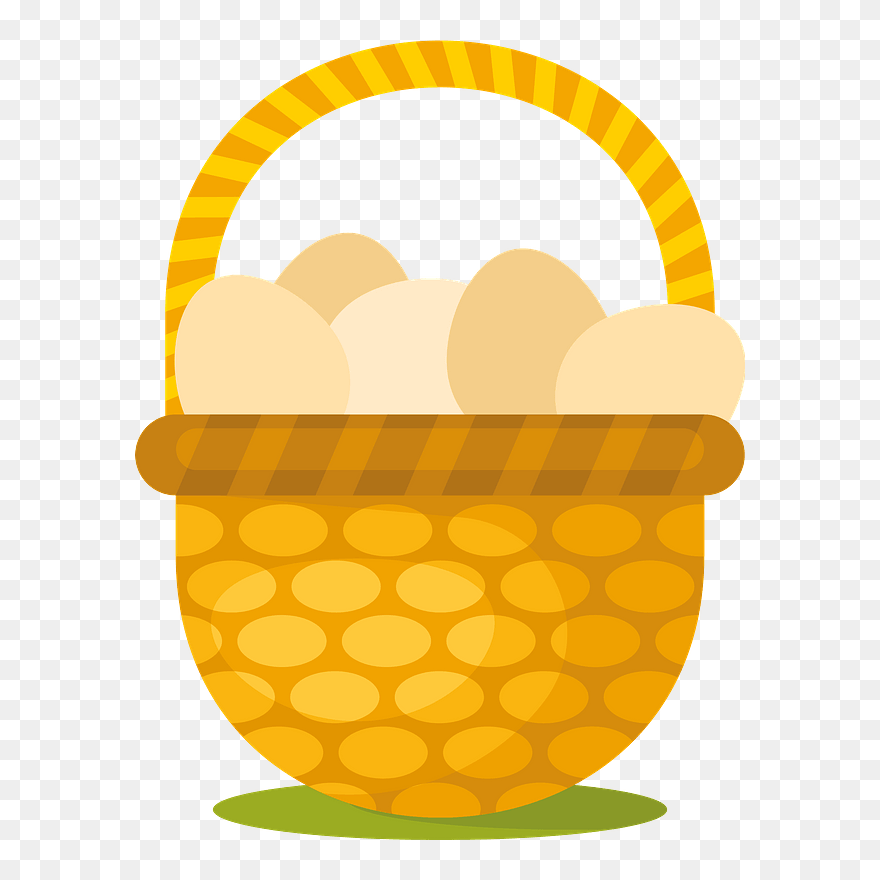 Basket Eggs Clipart - Gabriele Baldi All I Want - Png Download ...