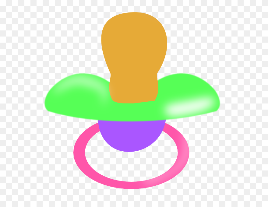 Download Green Purple Pink Pacifier Clip Art - Clip Art - Png Download ...