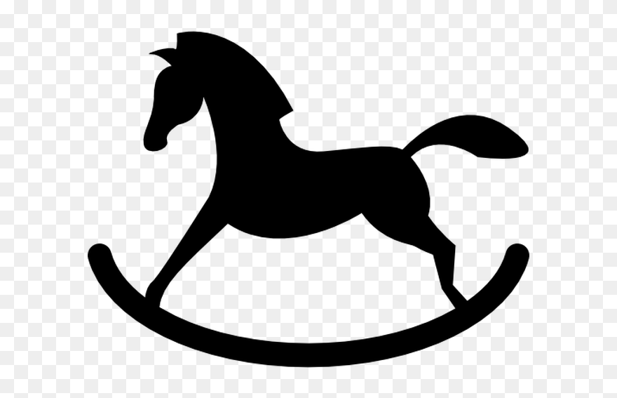 Transparent Free Clipart Rocking Horse - Rocking Horse Silhouette - Png ...