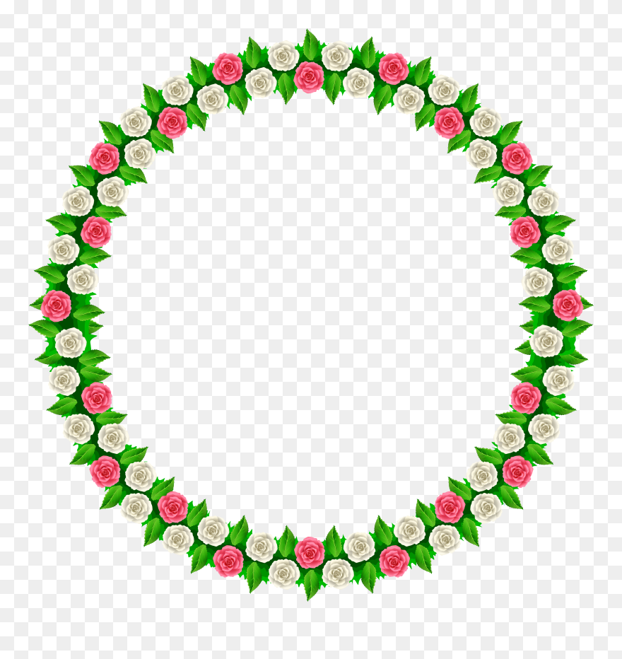 Round Border Clipart For Kids Jpg Black And White Library - Black Rope ...