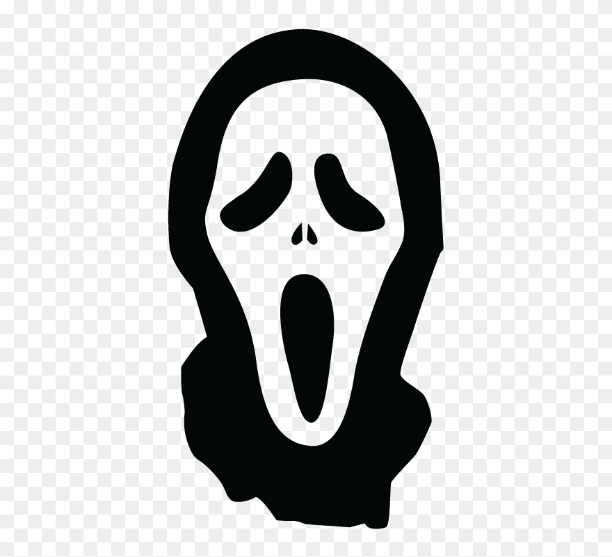 Ghostface Decal Sticker Jason Voorhees Freddy Krueger Scream Face 