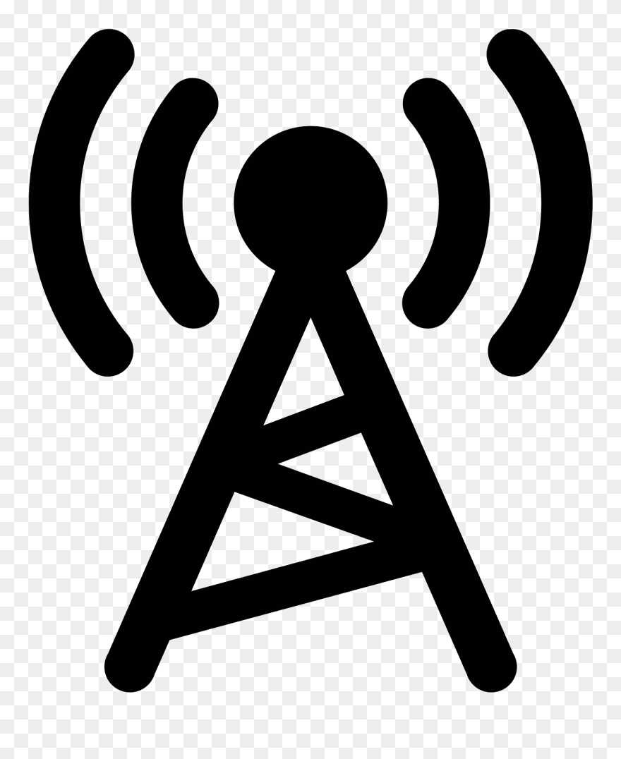 Download Radio Station Png - Cell Tower Icon Png Clipart (#5769826 ...