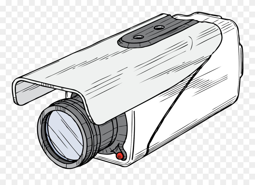 Surveillance Camera Draw Clipart (#5770523) - PinClipart