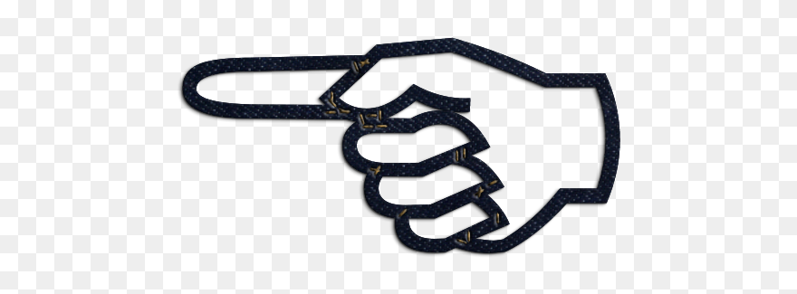 Finger Clipart Left Hand - Cartoon Hand Pointing Left - Png Download ...