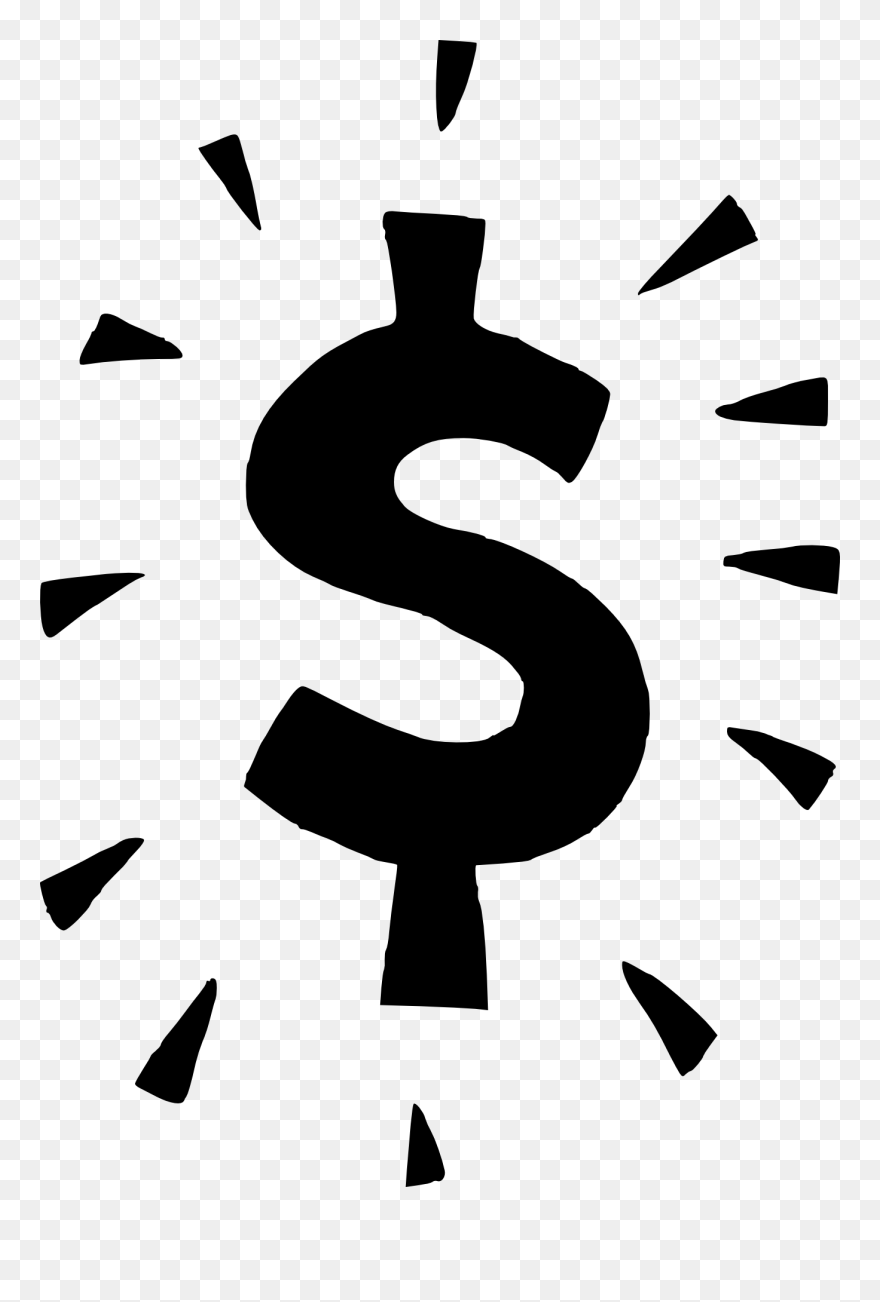 Dollar Sign Clip Art - Transparent Dollar Sign No Background - Png ...