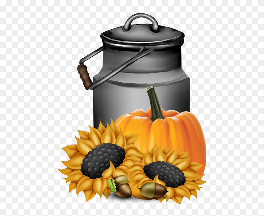 Fall Sunflower Clip Art - Png Download (#5779069) - PinClipart