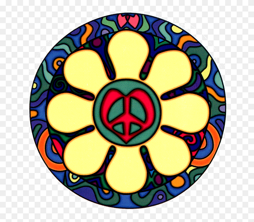 Download Window Art Stickers And Decals - Peace Sign Tire Cover Clipart ...