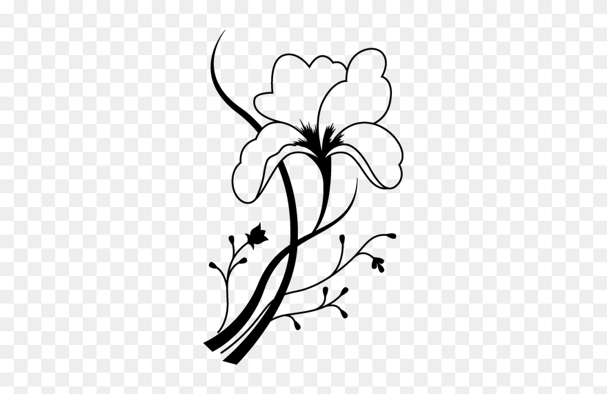 Download #sticker #stickers #flower #blume #flowers #blumen - Stencil ...