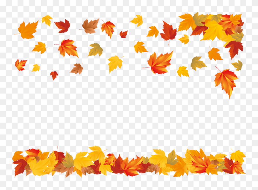 Transparent Background Fall Leaves Clipart - Png Download (#5786163 ...