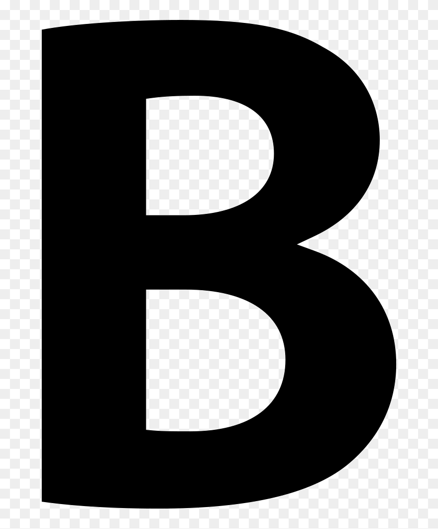 Download B Letter Bold Button Letter Symbol Svg Png Icon Download ...