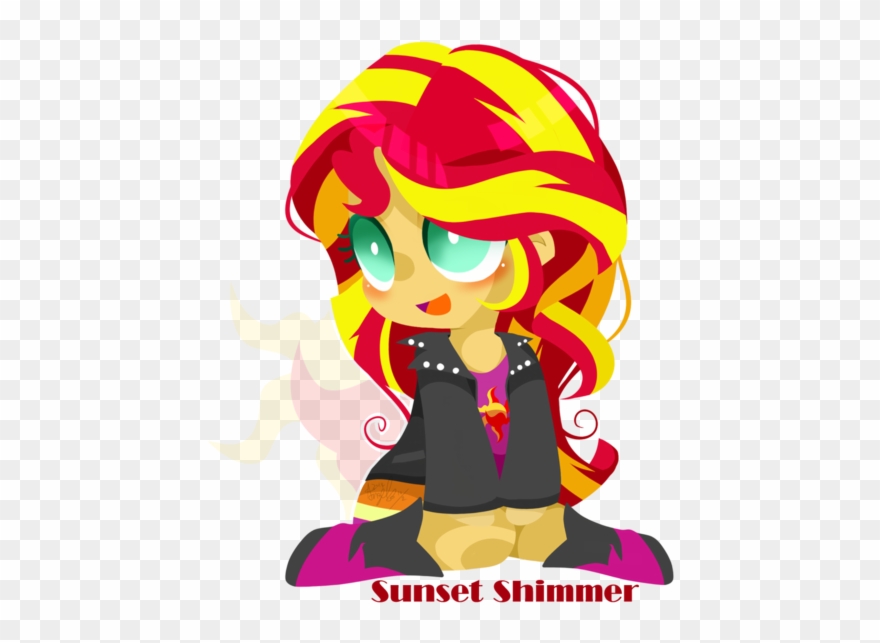 Snow Angel, Chibi, Cute, Equestria Girls, Open Mouth, - Sunset Shimmer ...