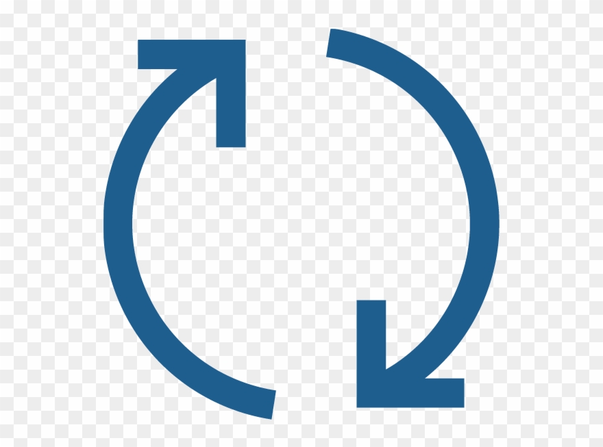 Download Two Arrows Pointing At One Another - Recycling Symbol Clipart ...