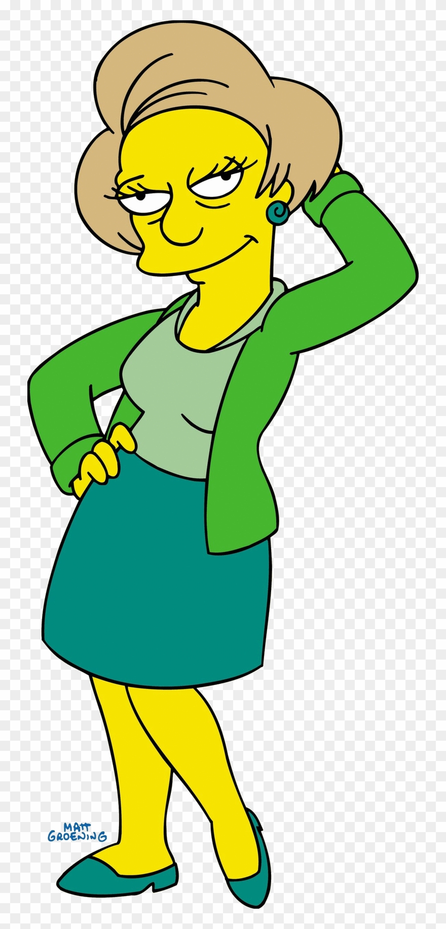 Tgif Funny Fix For December 12, - Los Simpsons Edna Krabappel Clipart ...