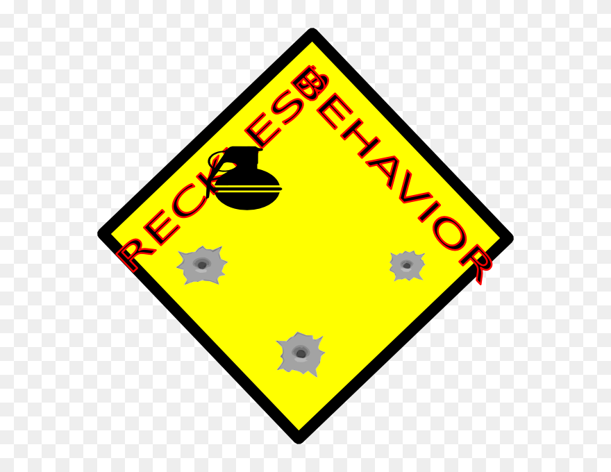 Reckless Behavior Clip Art At Pngio - Sign Transparent Png (#5800479 ...