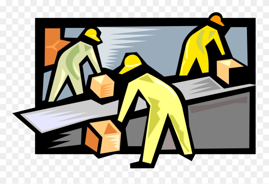 Download Vector Illustration Of Assembly Line Factory Workers ...