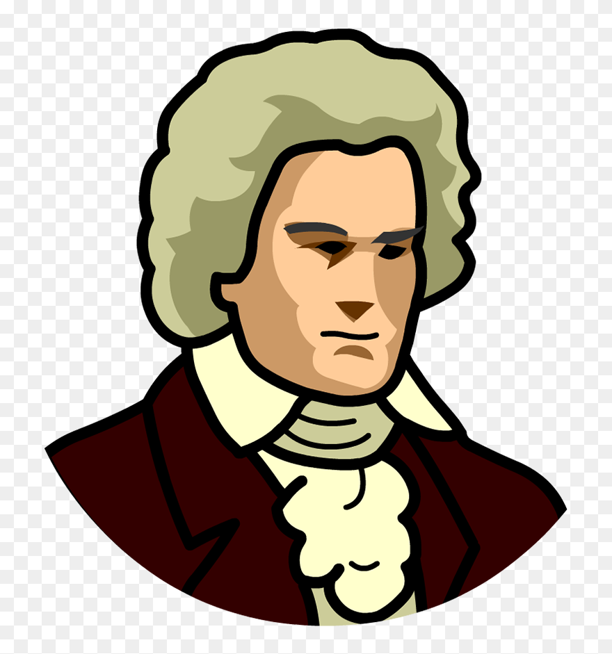 Ludwig Van Beethoven Icon Clipart (#5804023) - PinClipart