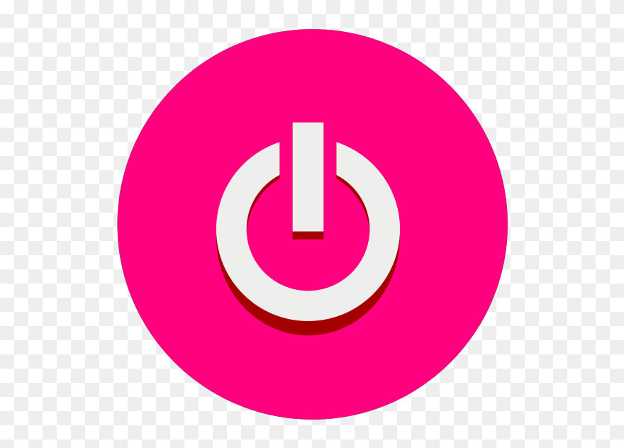 Siclam Power Button Svg Clip Arts - Circle - Png Download (#5804813 ...