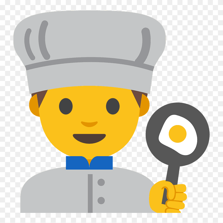 Download Man Cook Emoji Clipart - Emoji Chefe De Cozinha - Png Download ...