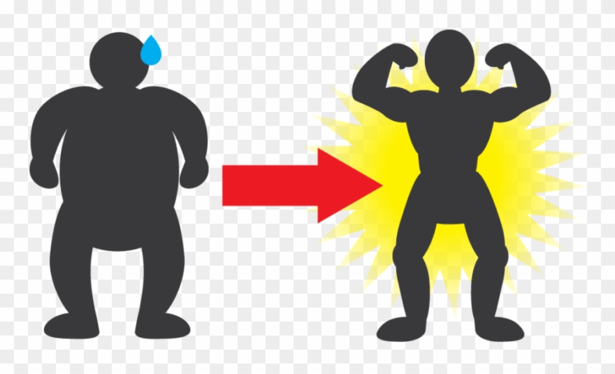 The Person Who Is Suffering From Excess Body Weight - Silhouette ...