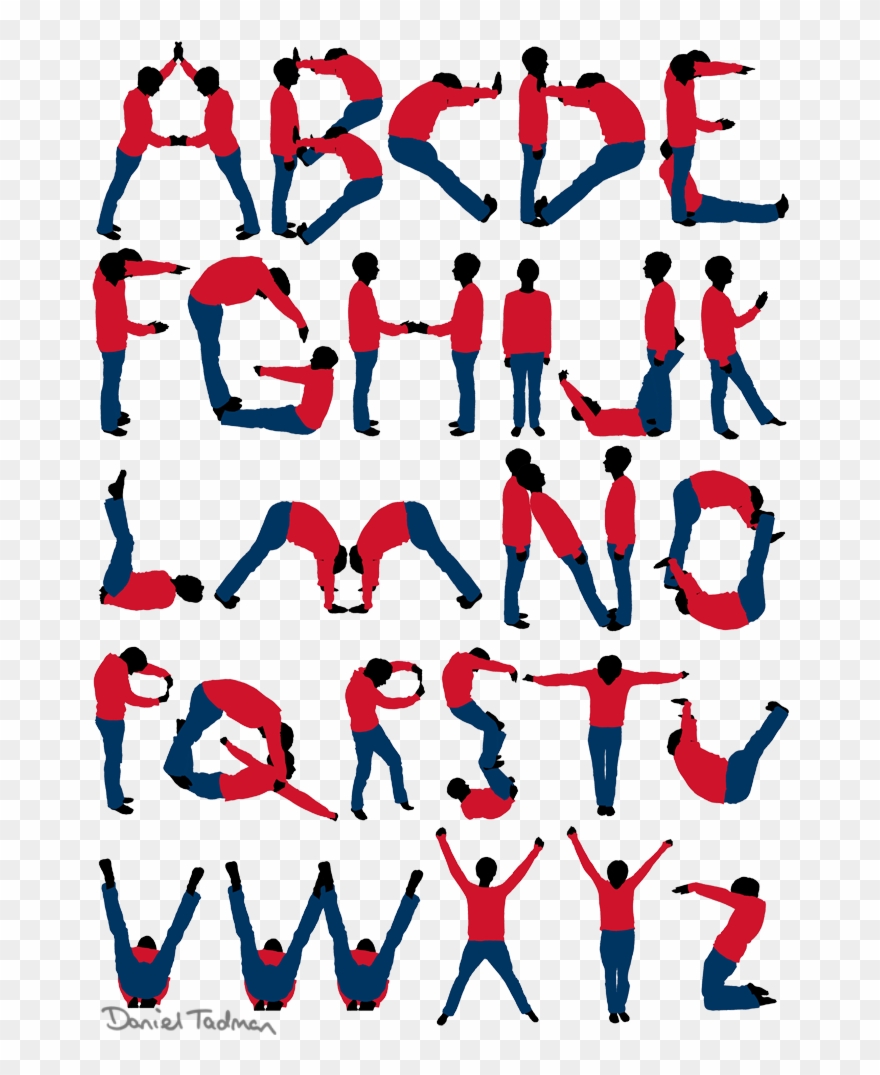 Making Letters With Our Bodies Clipart (#597422) - PinClipart