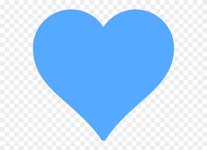 Cartoon Blue Love Heart Clipart (#60479) - PinClipart