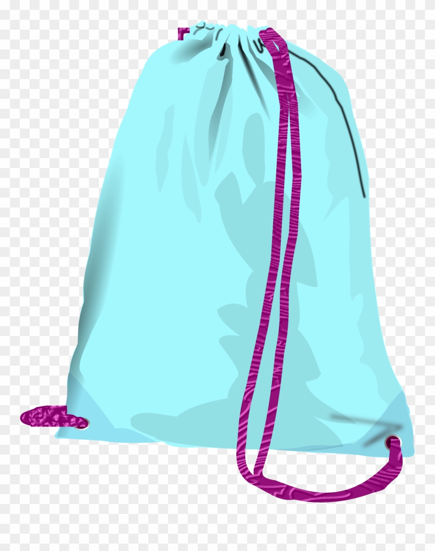String Bag Drawstring Computer Icons Waszak - Sport Bag Clipart - Png ...