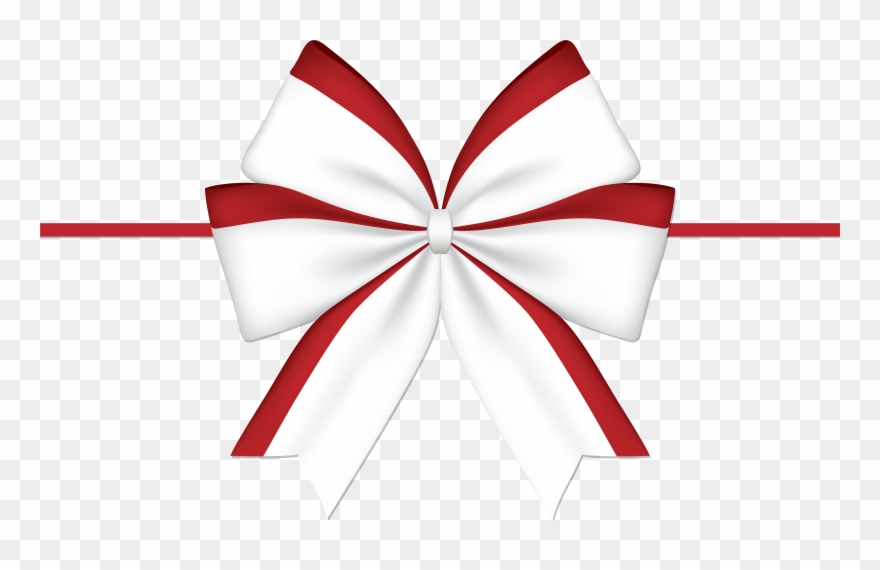 Red And White Ribbon Png Clipart (#64155) - PinClipart