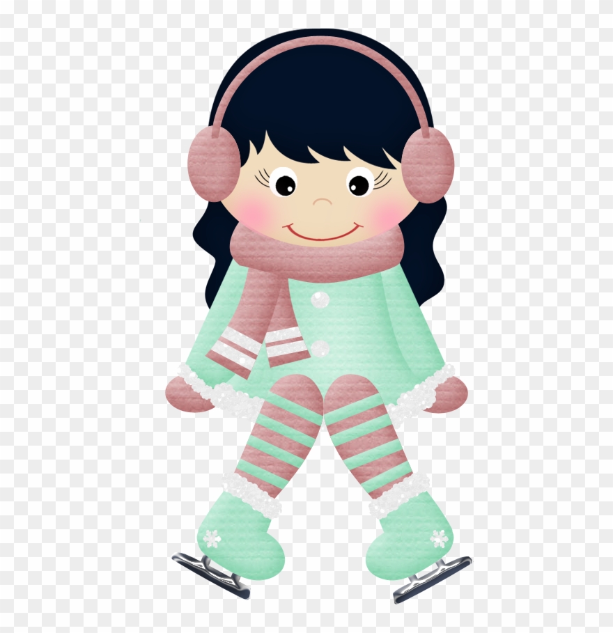 Girls ‿ ⁀ Winter Fun, Winter Time, Winter - Clip Art - Png Download ...