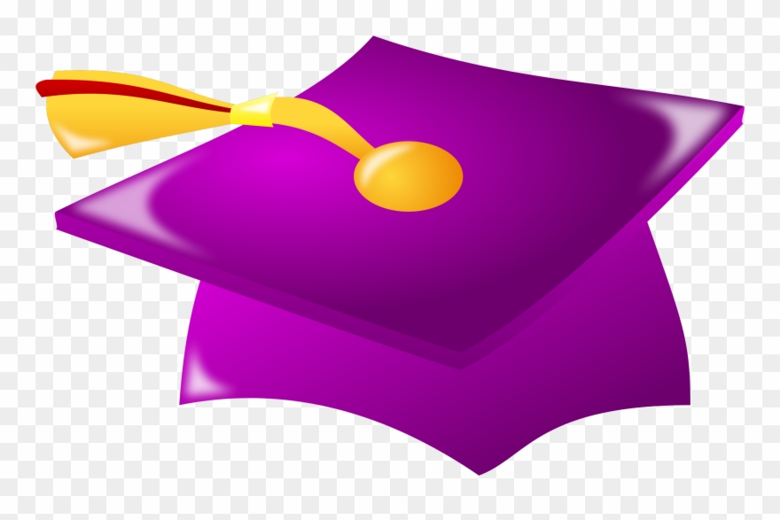 Download Fl College Choices - Purple And Yellow Graduation Cap Clipart ...
