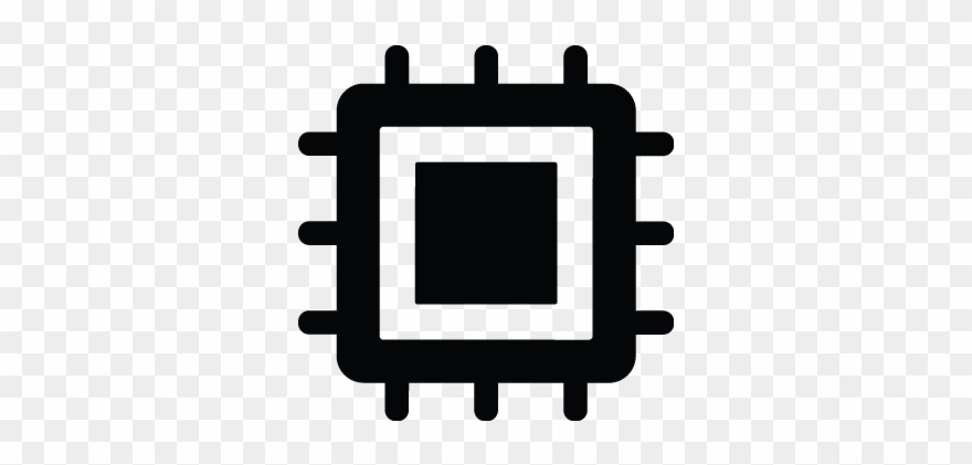 Circuits Vector Silhouette - Integrated Circuit Clipart (#605433 ...