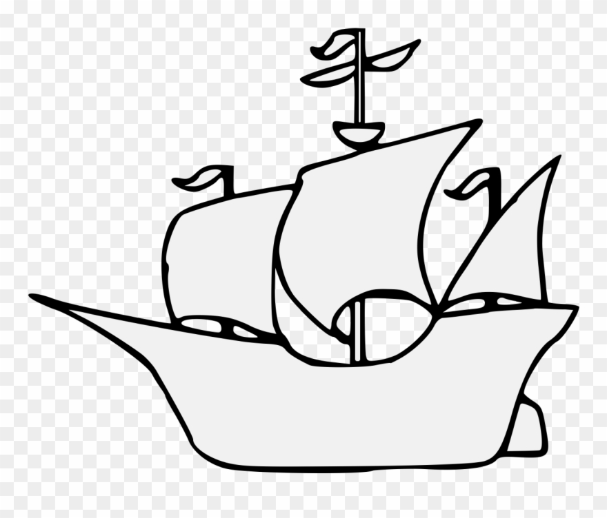 Drawn Sailing Traceable - Sail Clipart (#605983) - PinClipart