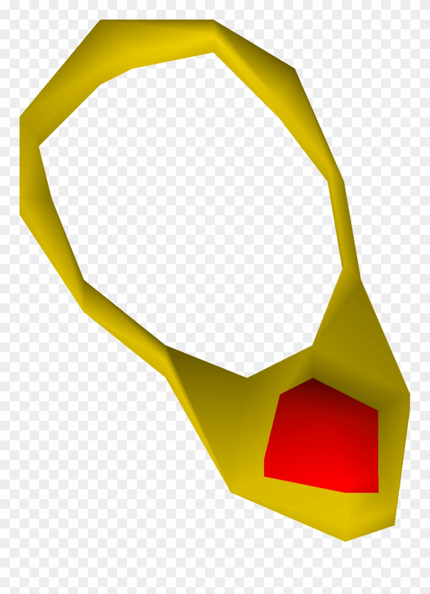Download A Ruby Necklace Is Made By Using A Gold Bar, A Ruby - Ruby Necklace Osrs Clipart ...