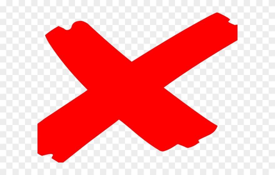 Download Red Cross Mark Clipart Mistake - Red X Mark Transparent - Png ...